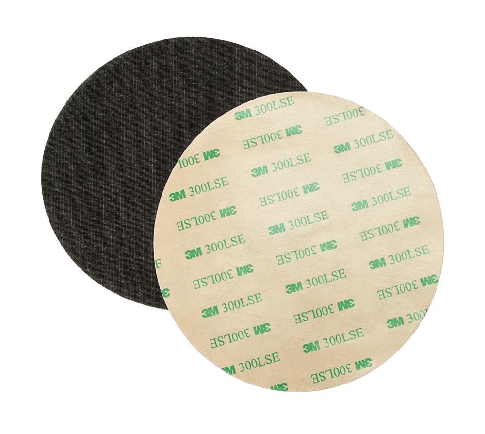 3M 5CIRCLE-5-GM400 3M GM400, 5"Circle BLK w/Adhesive 5/pack