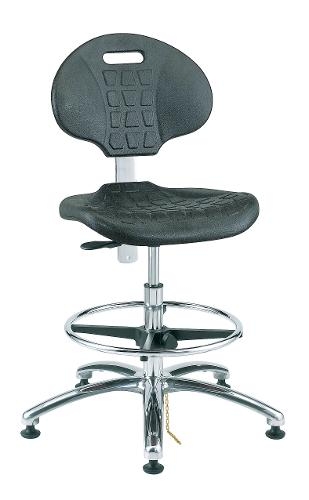 Bevco 7350E Polyurethane ESD Chair - 17.5" - 25"