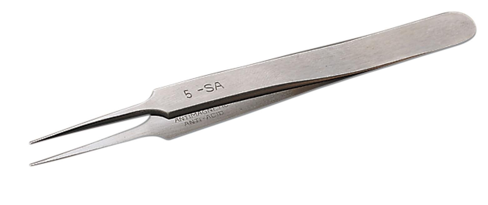 Erem 5SA (T5SA) Tweezers, Anti-Acid, Micro Point, Swiss