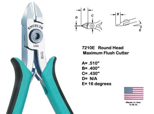 Excelta Five Star 7210E 4 3/4" Oval Head Optimum Flush Cutter
