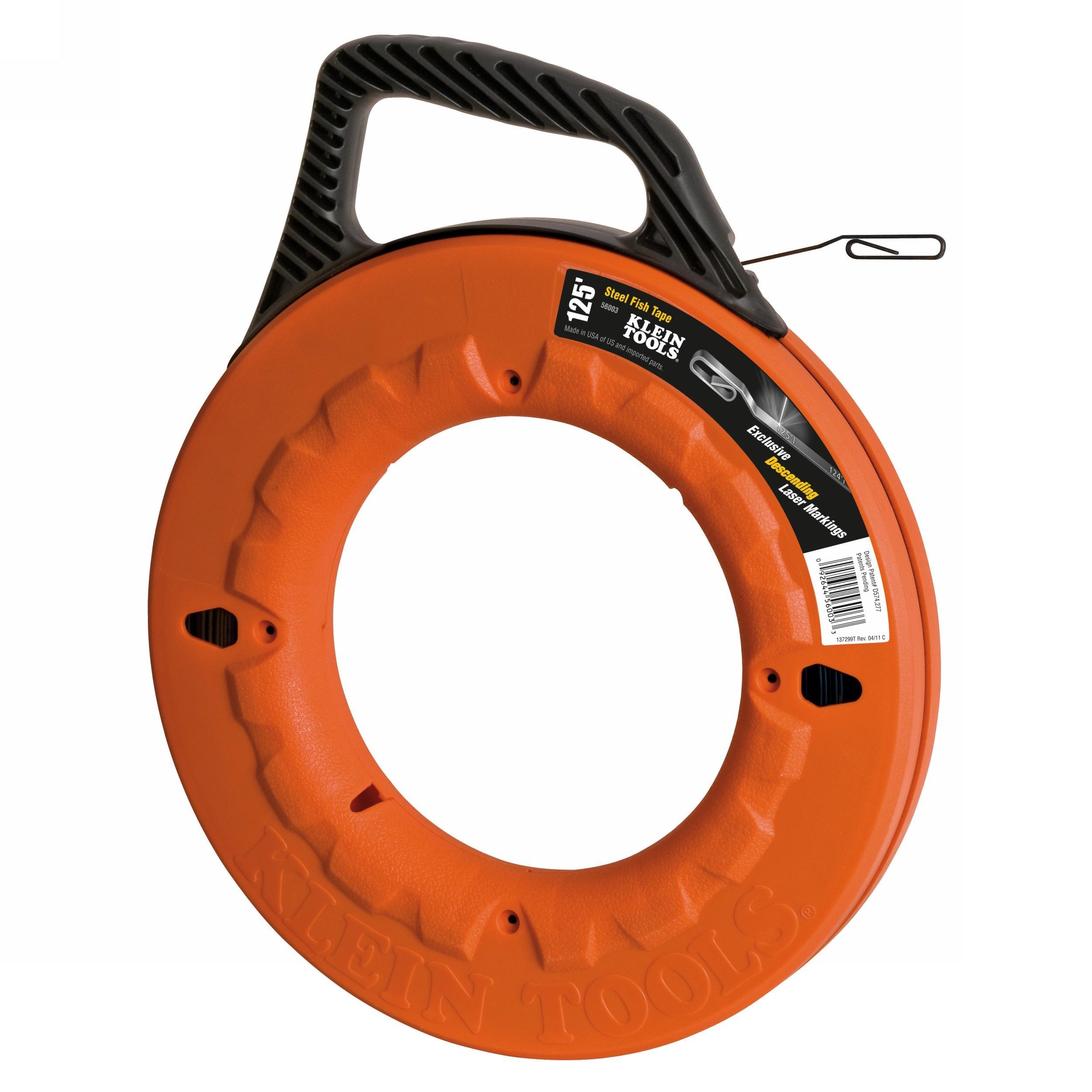 Klein Tools 56003 1 8 Wide Steel Fish Tape 125 Ft klein-tools-56003-1-8-wide-steel-fish-tape-125-ft