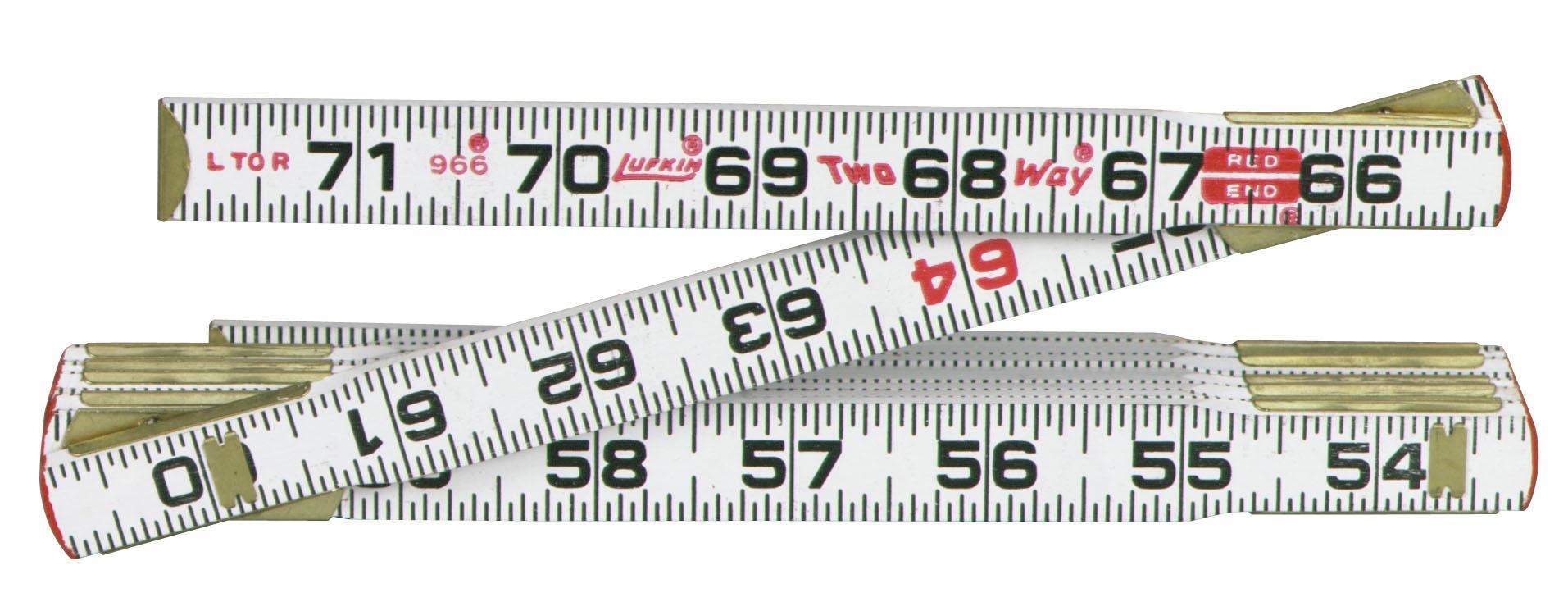 Lufkin Red End® 966N 6ft Folding Wood Ruler