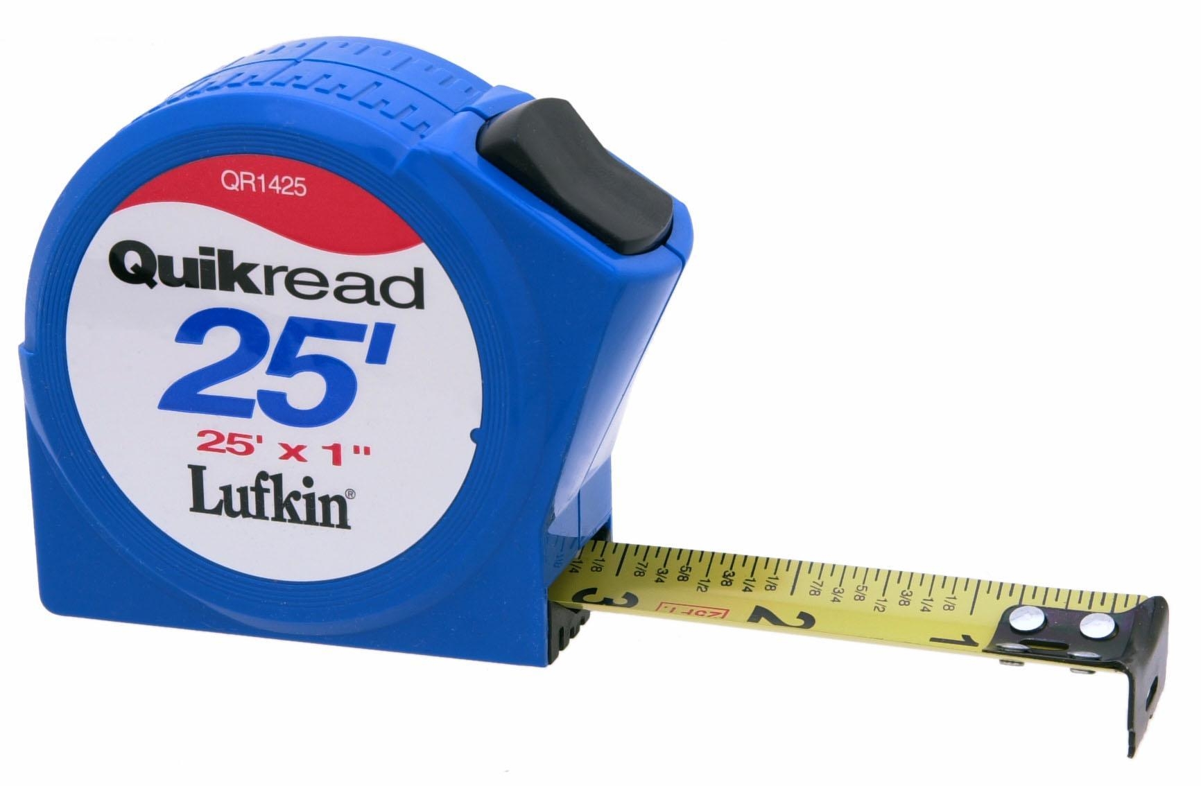 Lufkin Quickread PQR1425N (PQR1425) 1" x 25' Quikread Power Return Tape