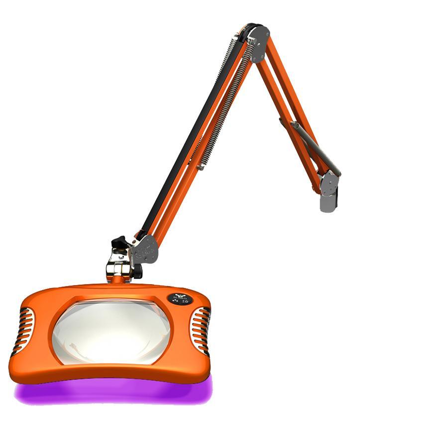 O.C. White Green-Lite™ 82400-4-UV-BO 7 x 5.25" Rectangle UV LED Magnifier