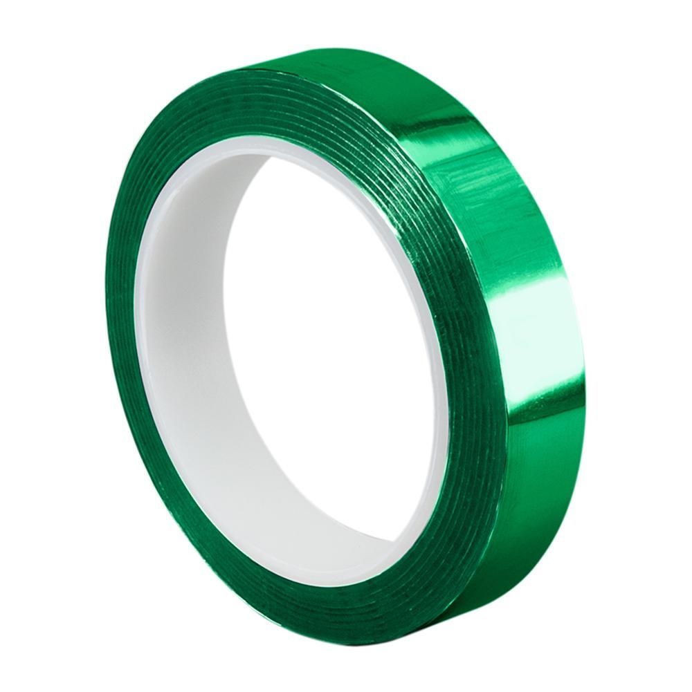 TPC Tapes 1-72-MPFT-GREEN 1" x 72yds Green Metalized Poly Tape