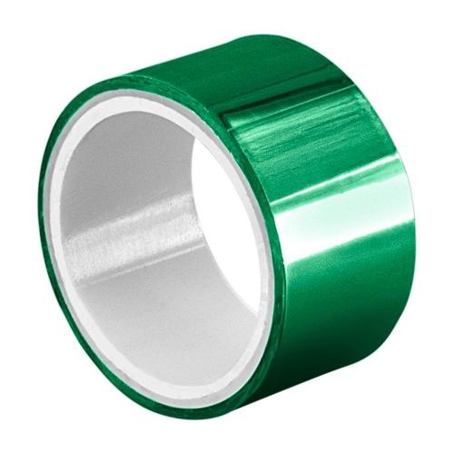 TPC Tapes 1/2-5-MPFT-GREEN 0.5" x 5yds Green Metalized Poly Tape